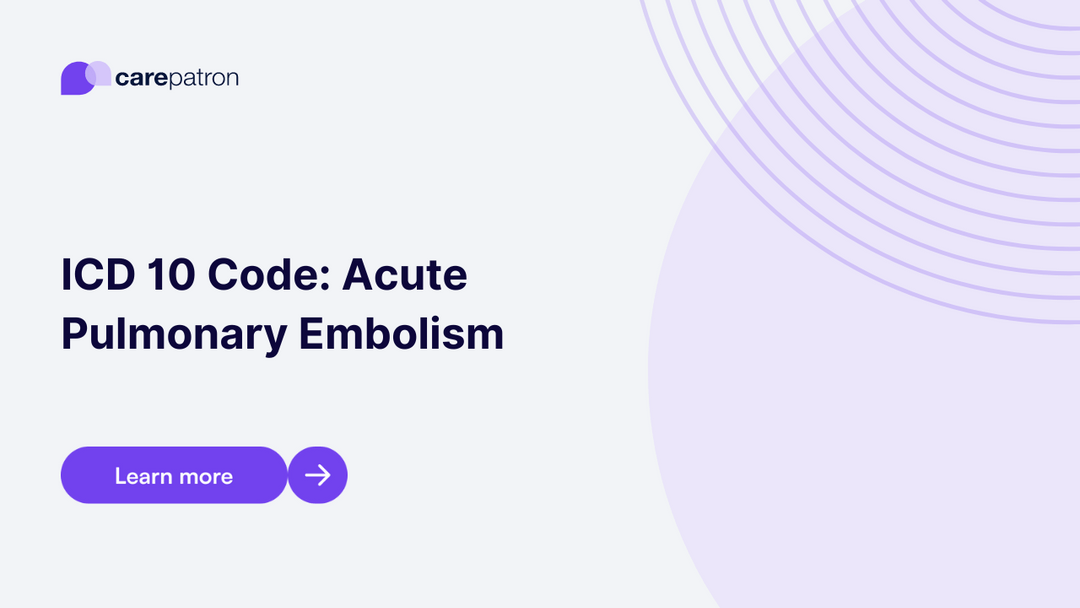 Acute Pulmonary Embolism ICD-10-CM Codes | 2023