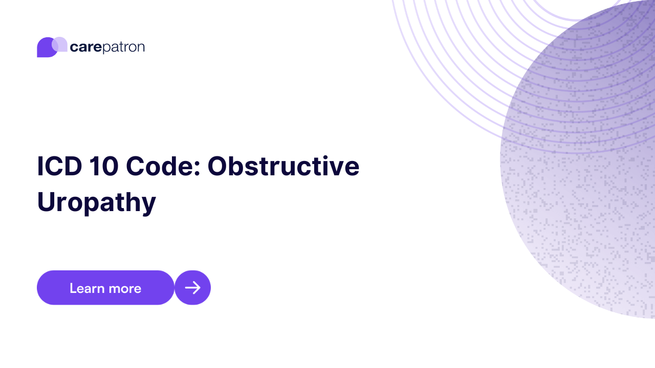 Obstructive Uropathy ICD-10-CM Codes | 2023