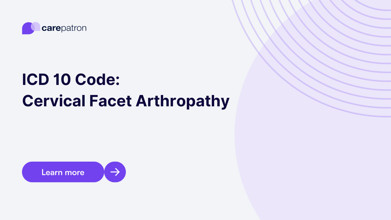 Cervical Facet Arthropathy ICD-10-CM Codes | 2023