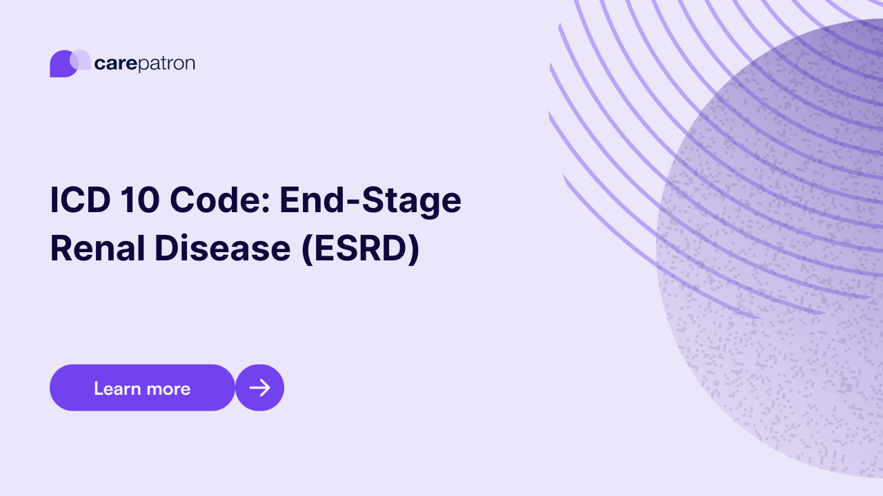 End-Stage Renal Disease (ESRD) ICD-10-CM Codes | 2023