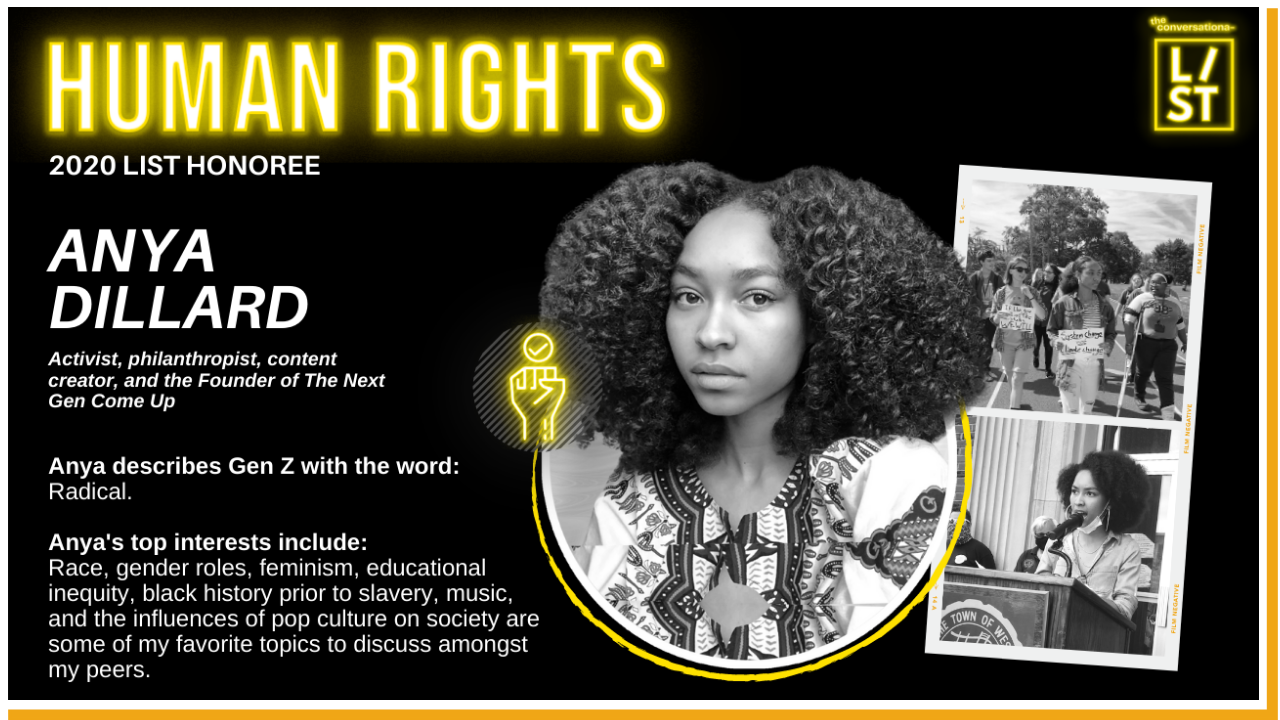 Anya Dillard Human Rights Honoree | The Conversationalist | Blog