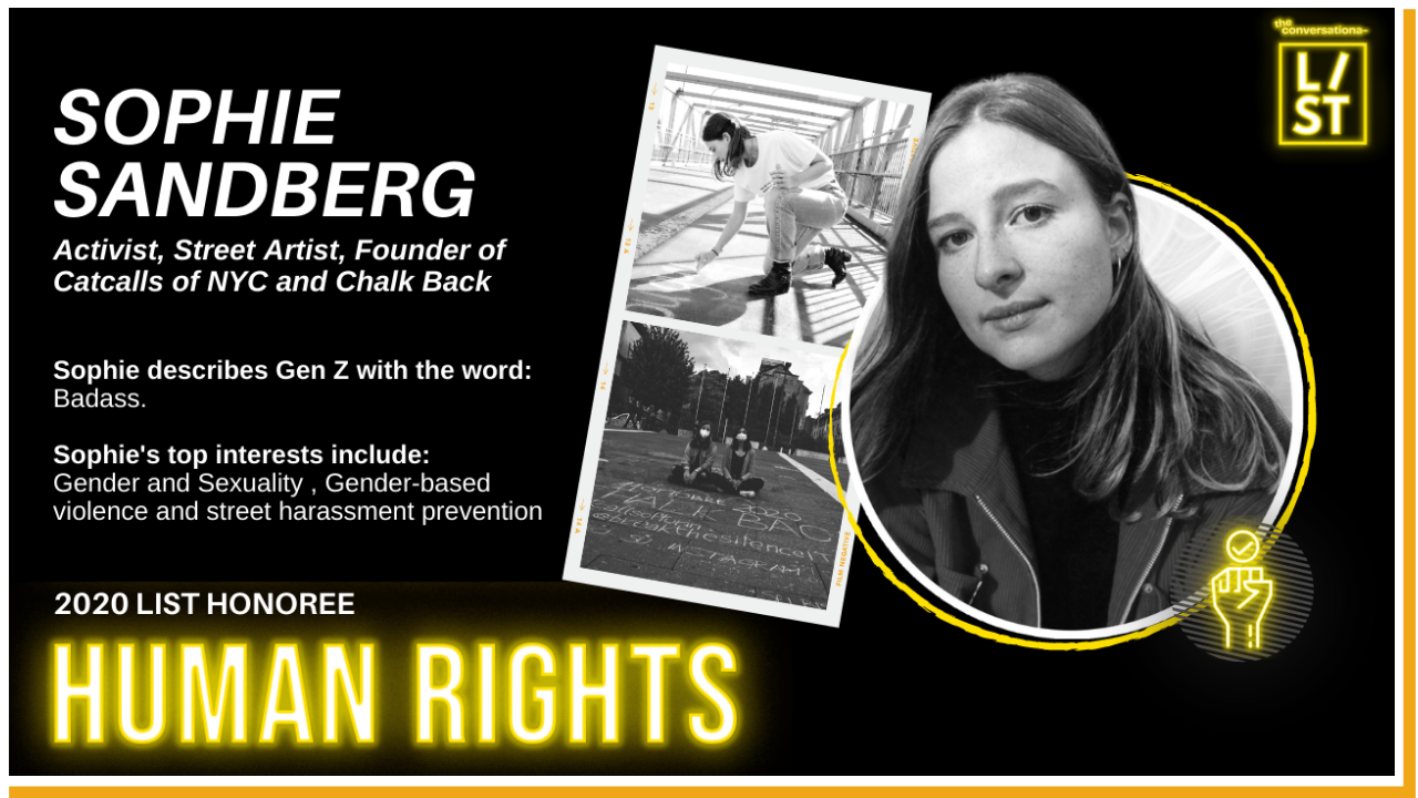 Sophie Sandberg Human Rights Honoree | The Conversationalist | Blog