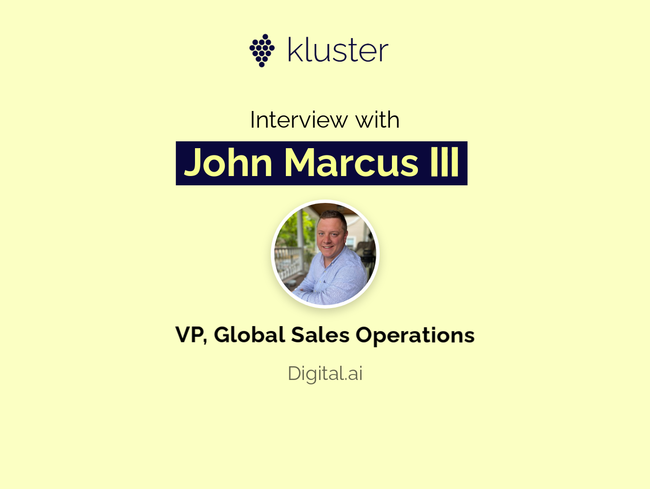 John Marcus III Revenue Interview