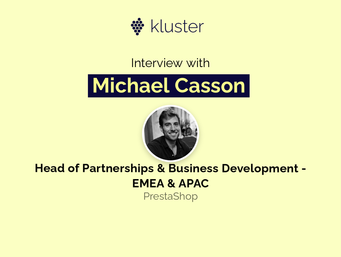 Michael Casson Interview: Revenue Leadership