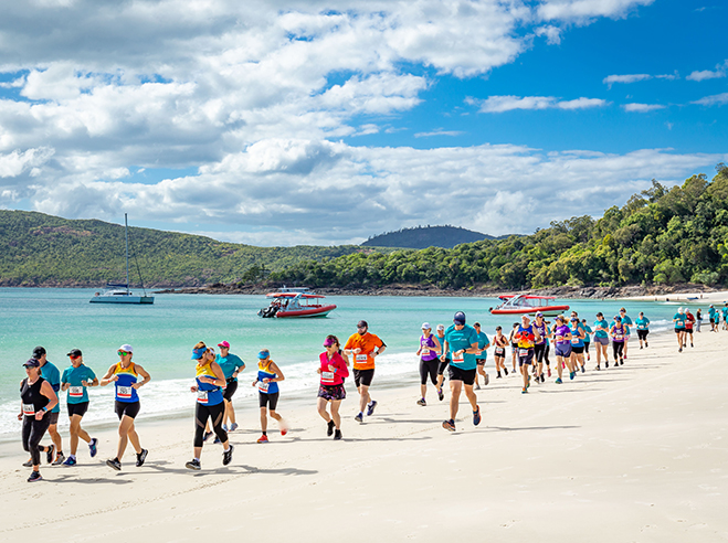 The Great Whitehaven Beach Run - Mackay Whitsunday LIfe