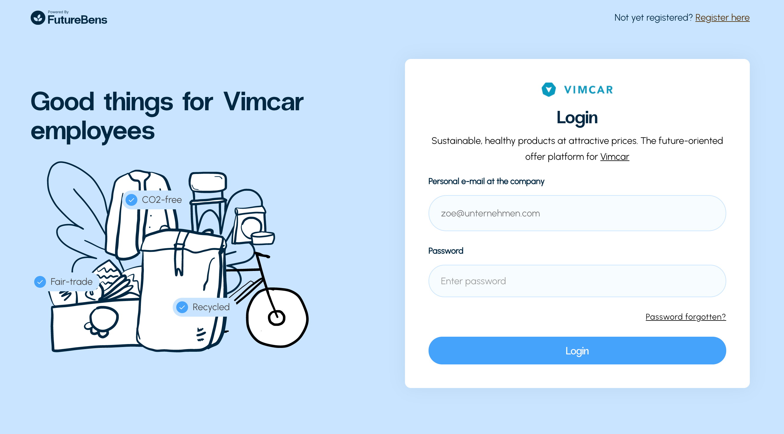 Signup - Vimcar