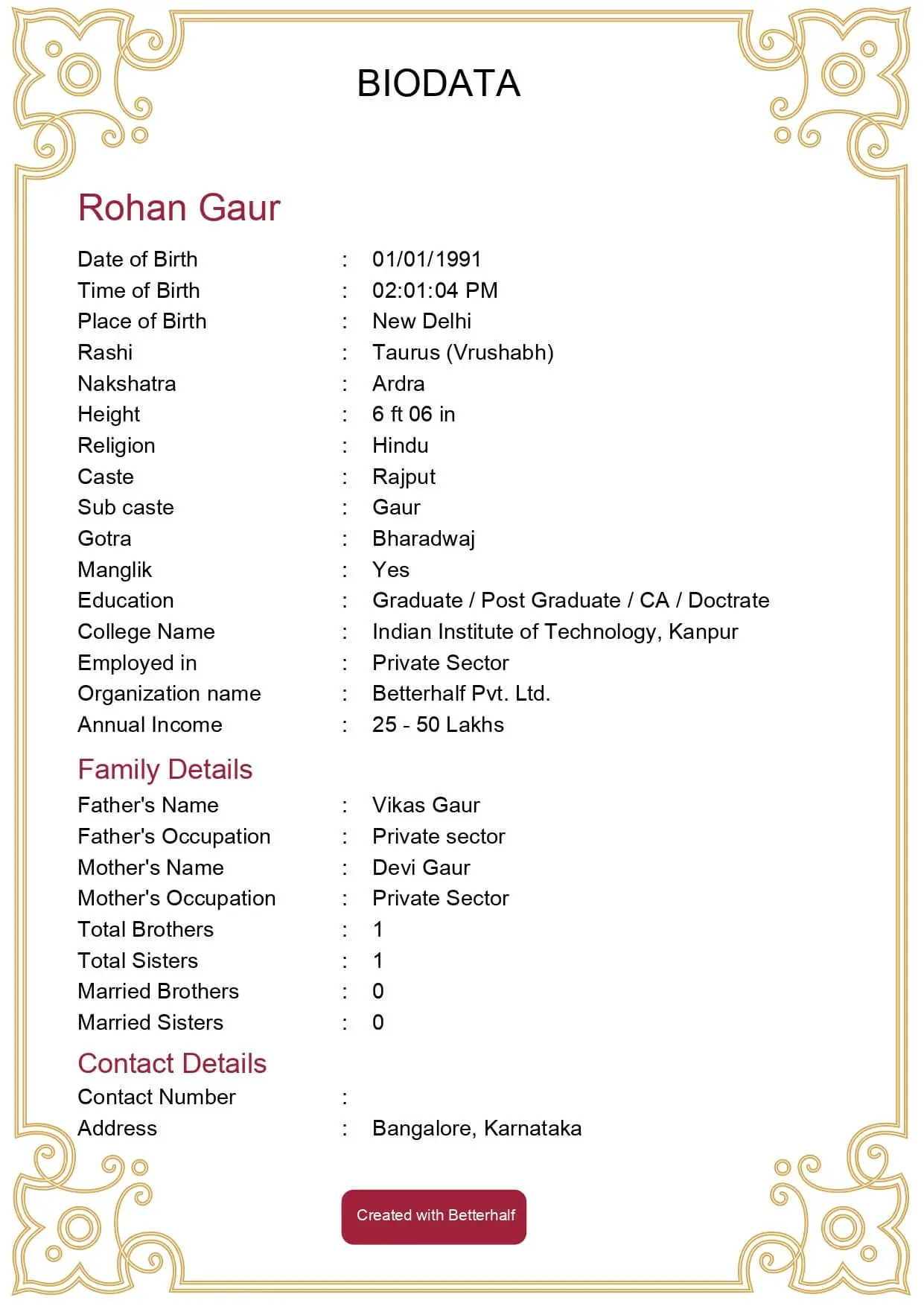 Marathi Images Marriage Biodata Format Bio Data For Marriage Pdf My 