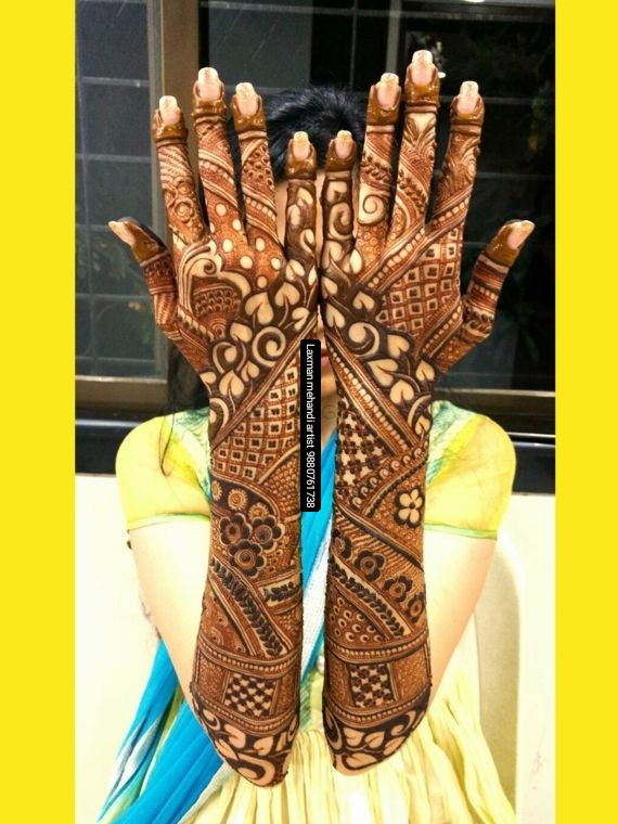 Rajasthani Bridal Mehndi Designs For Full Hands
