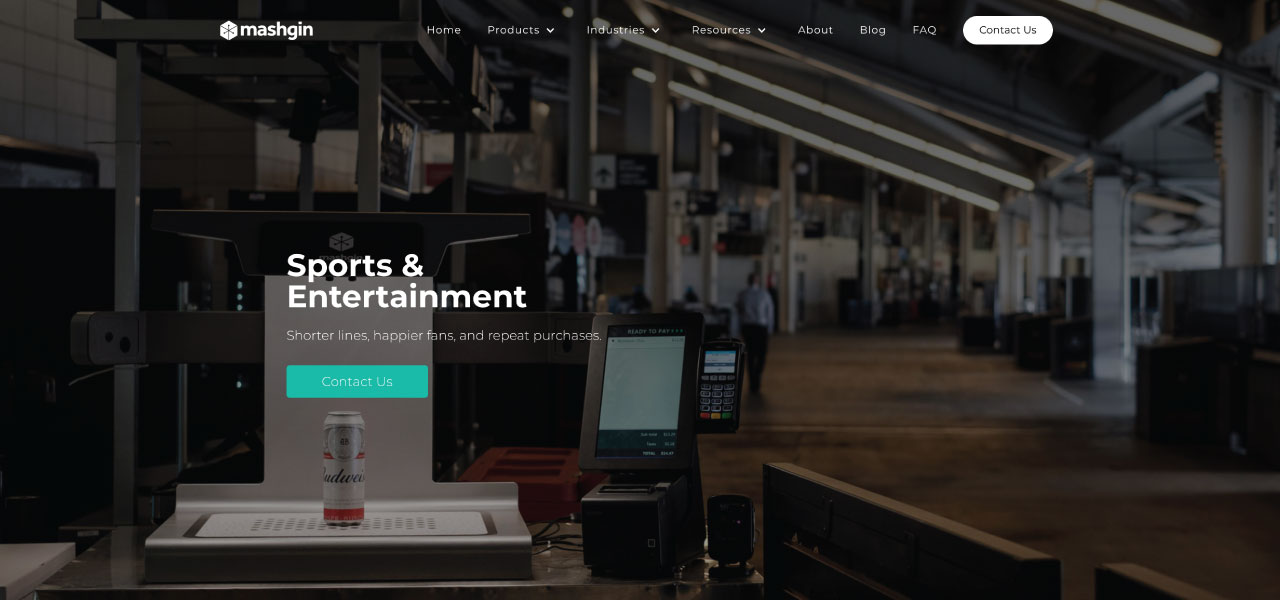 Mashgin | Sports & Entertainment Venues