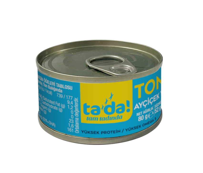tada - Canned Tuna in Sunflower Oil 80 grams
