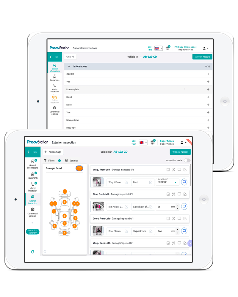 ProovStation - AI Powered Car Inspection