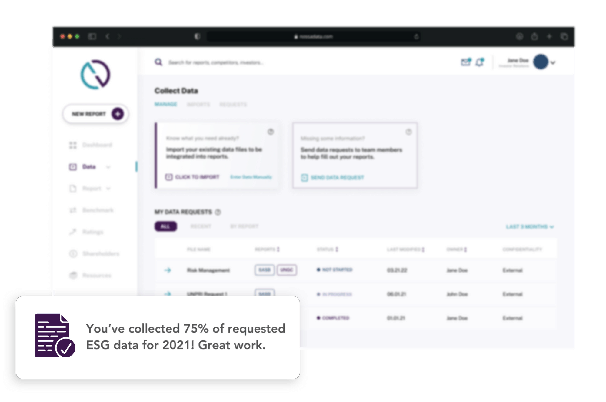 Product - Easy to use ESG software for companies
