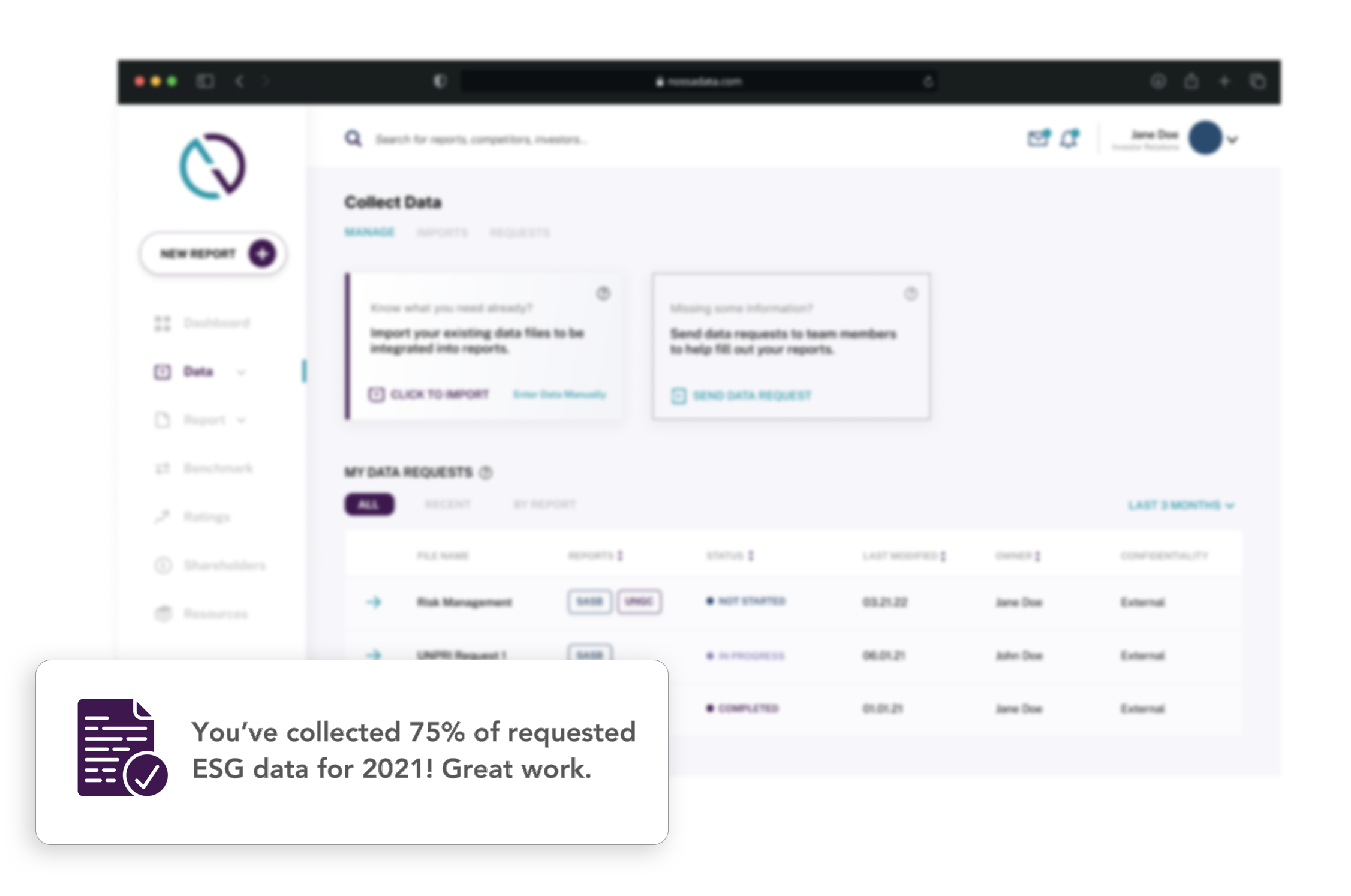 Product - Easy to use ESG software for companies
