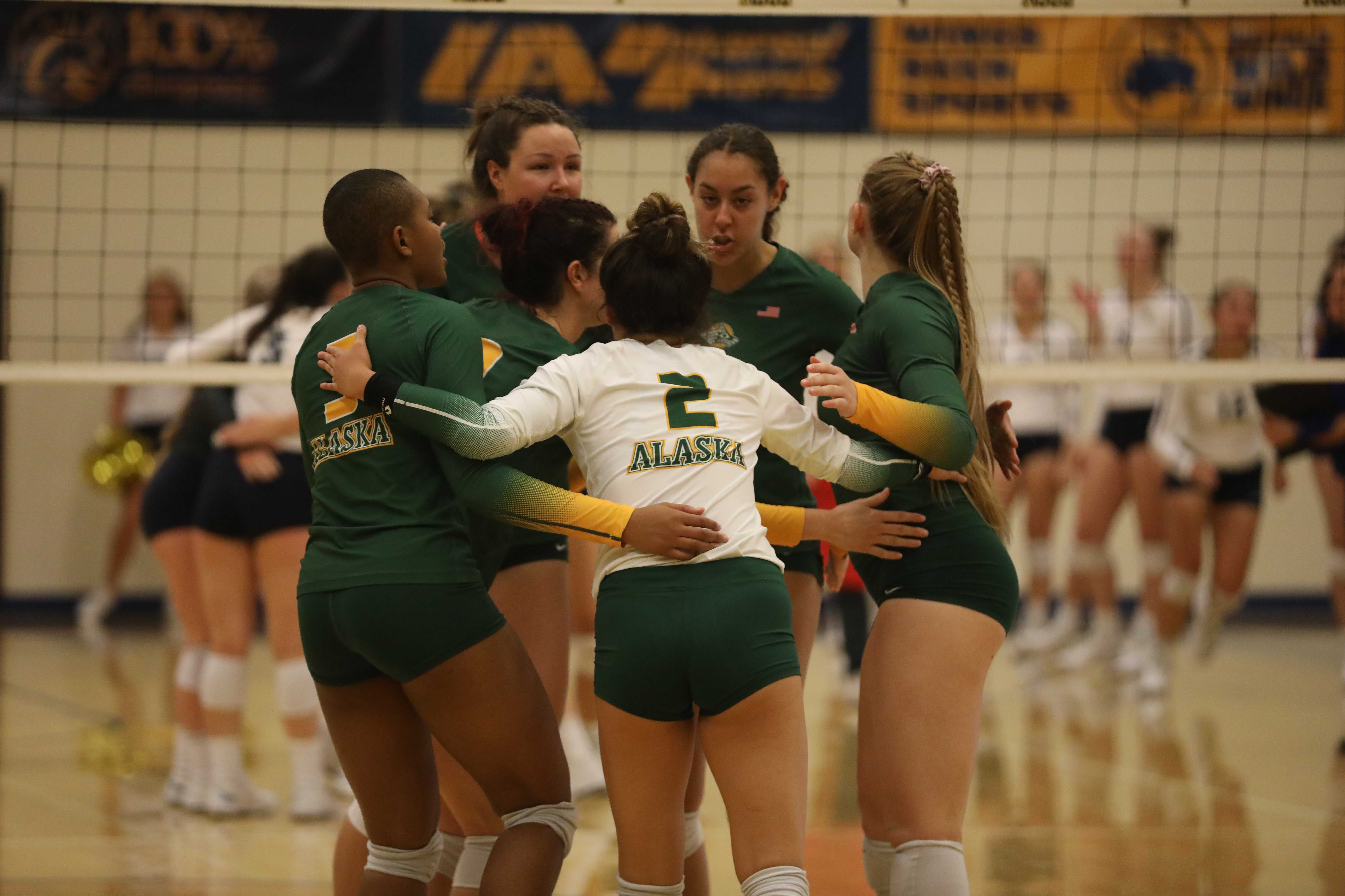 Seawolves volleyball fights to stay undefeated in GNAC conference after a close game against ...