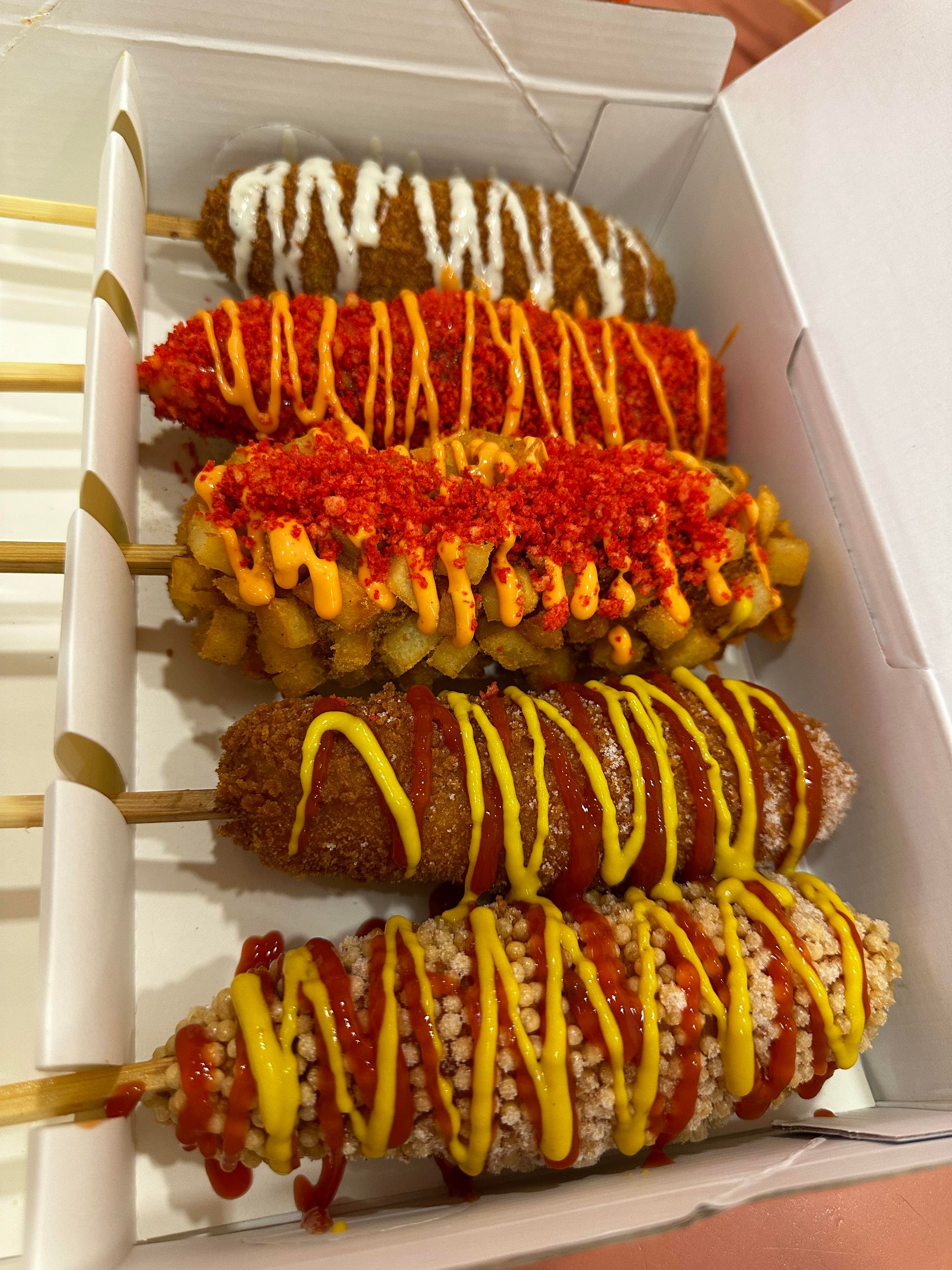 Restaurant review: Two Hands Korean corn dog stand