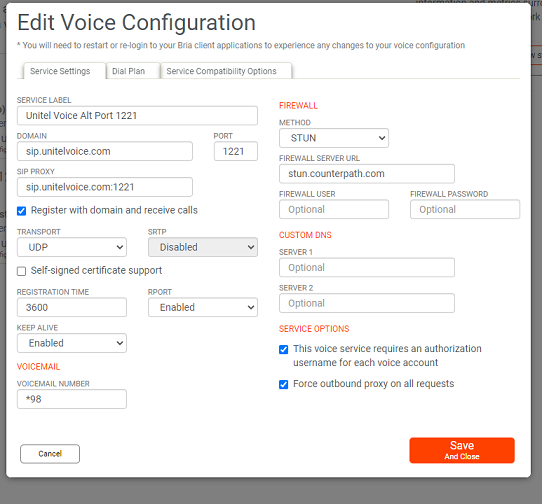 Troubleshooting Bria Softphone