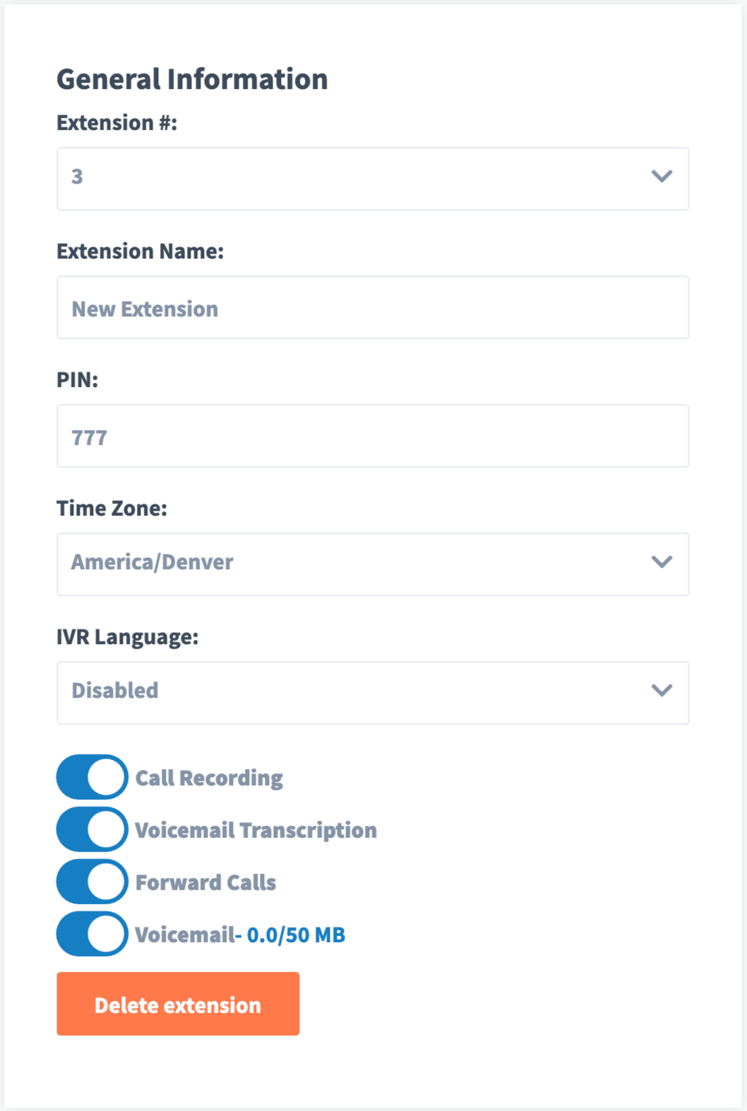 How to set up Department Extensions (Groups)