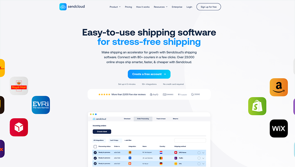 Sendcloud Discount Code - €50 Promo Credit - FounderPass