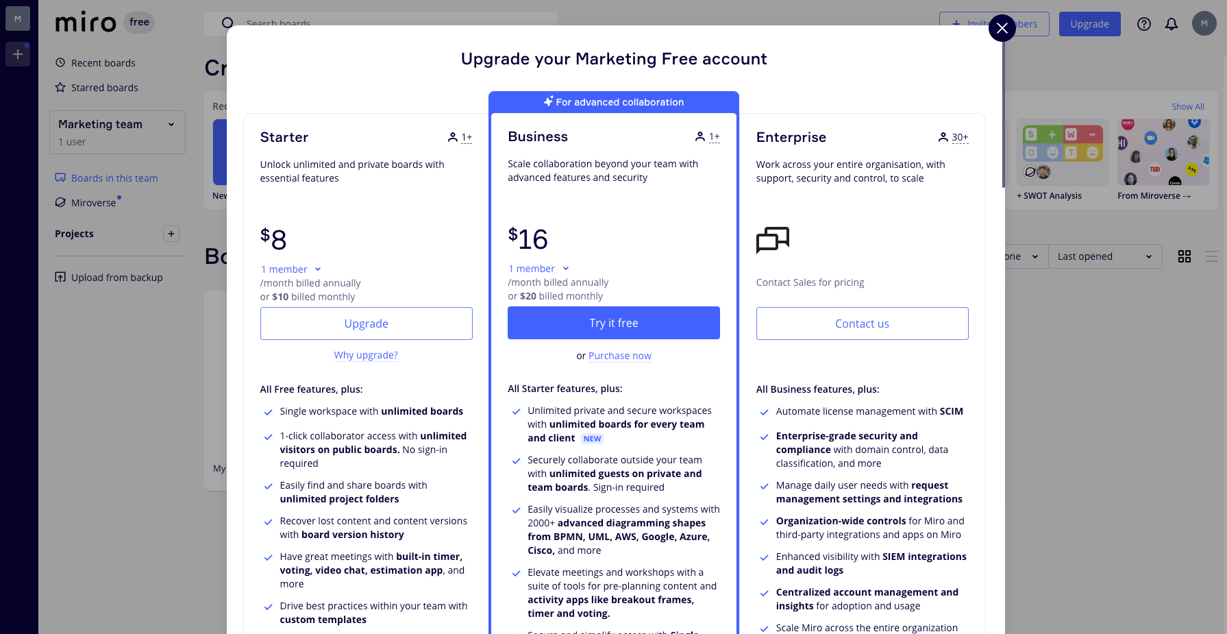 Miro Promo Codes - Get $1000 Free Credits or 20% off Coupon