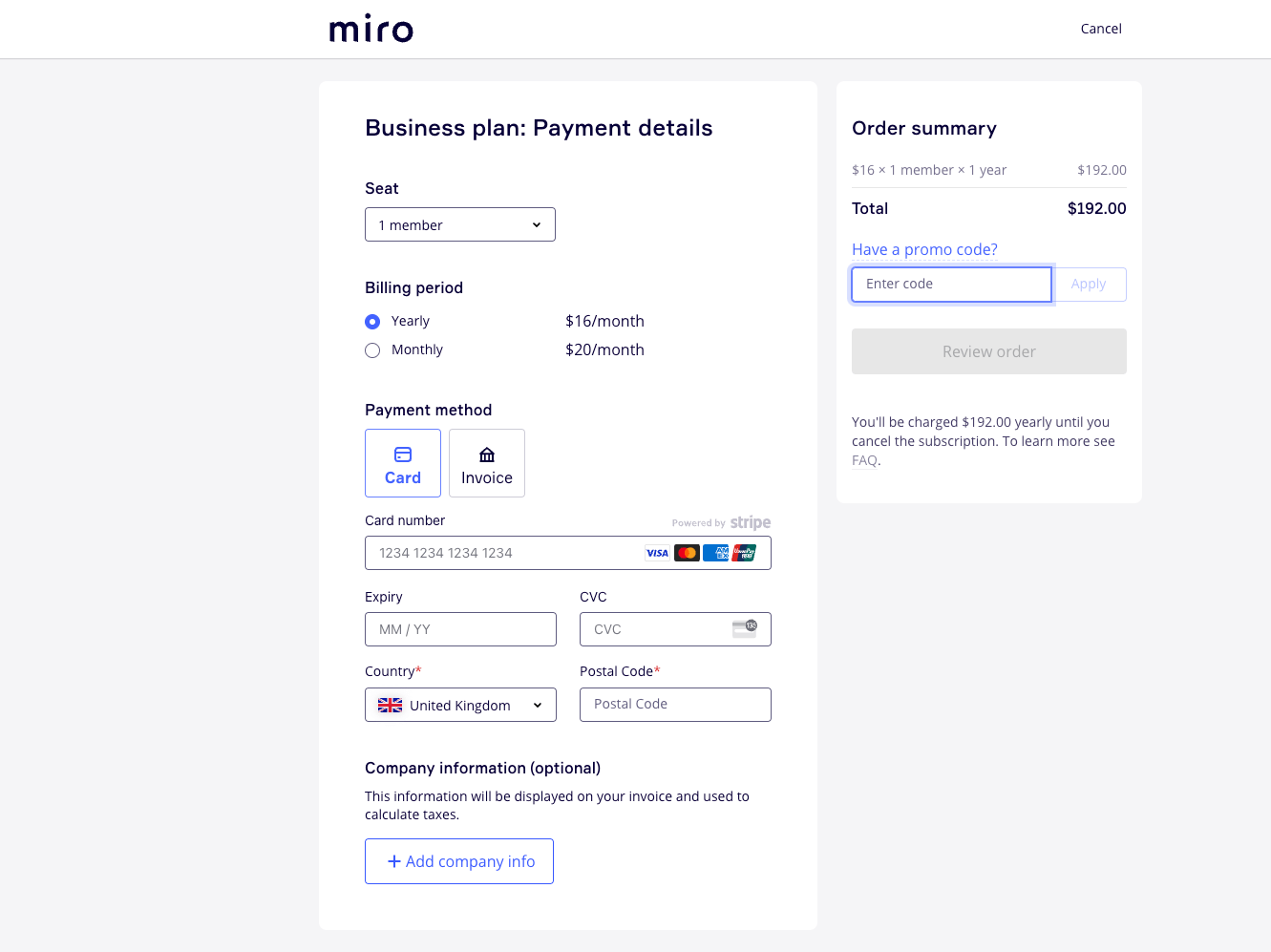 Miro Promo Codes - Get $1000 Free Credits or 20% off Coupon
