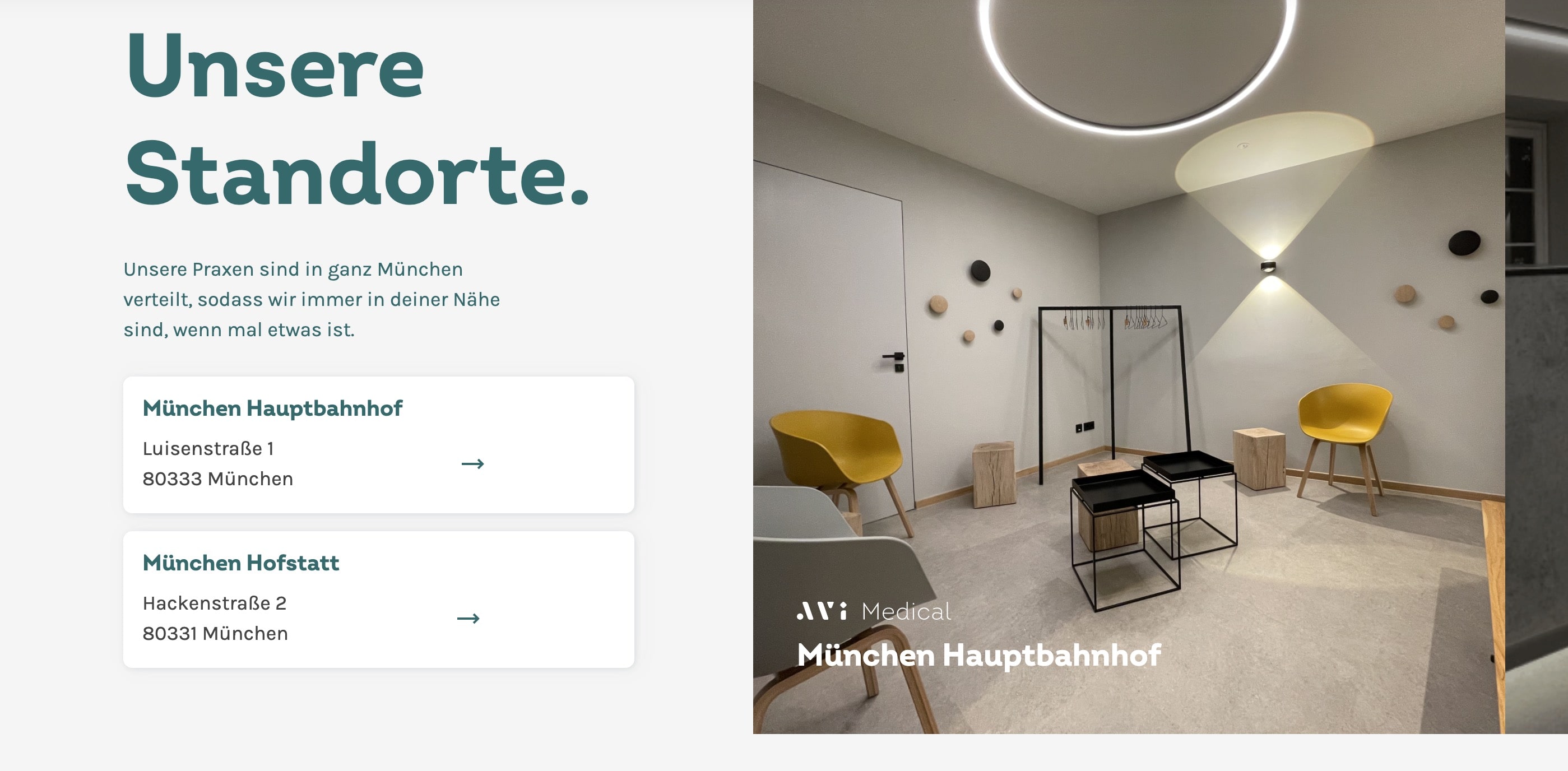 Avi Medical: Unsere Hausarztpraxen