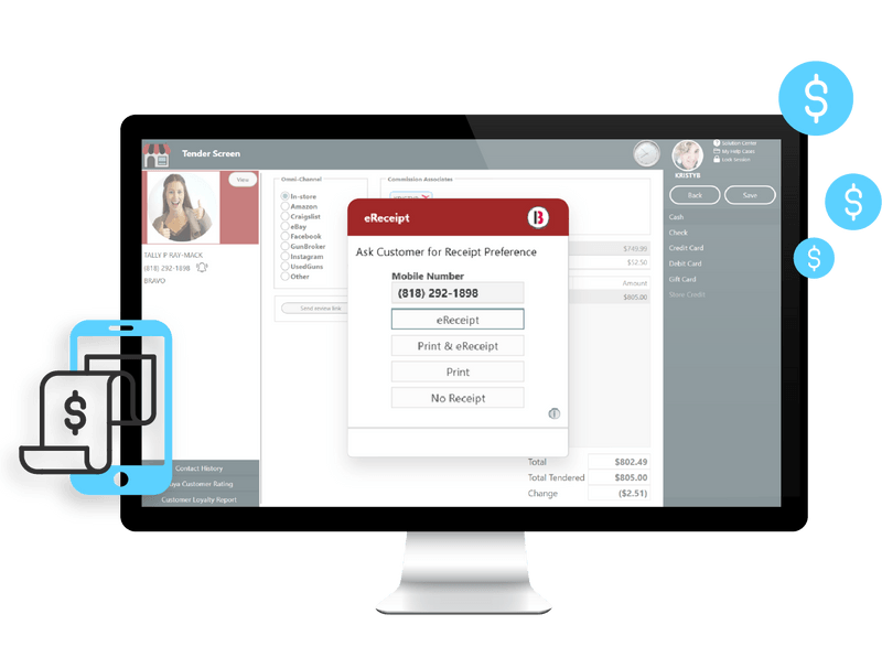 eReceipts | Bravo Store Systems