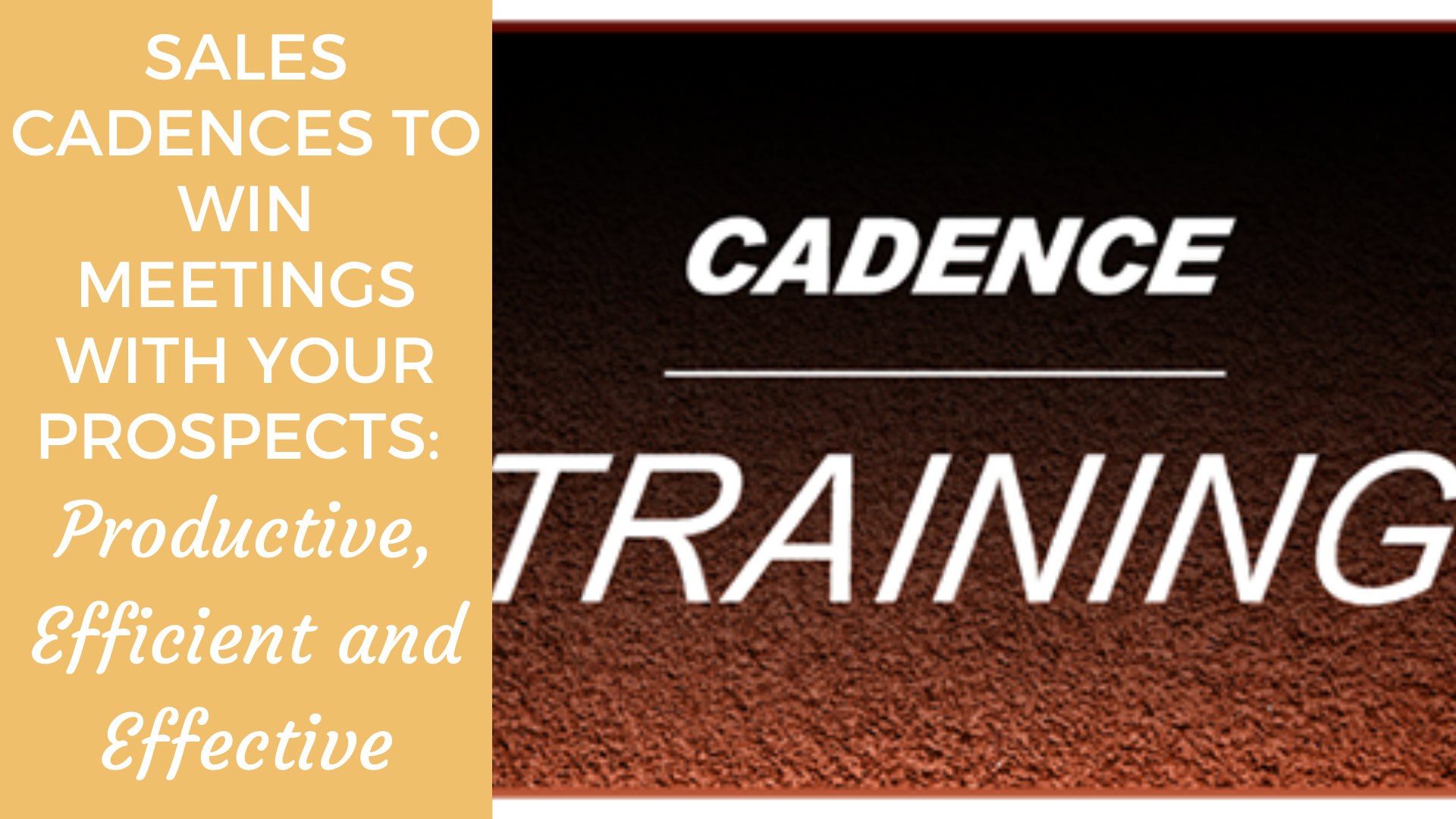 Sales Cadences Training to Win Meetings with Your Prospects: Productive ...