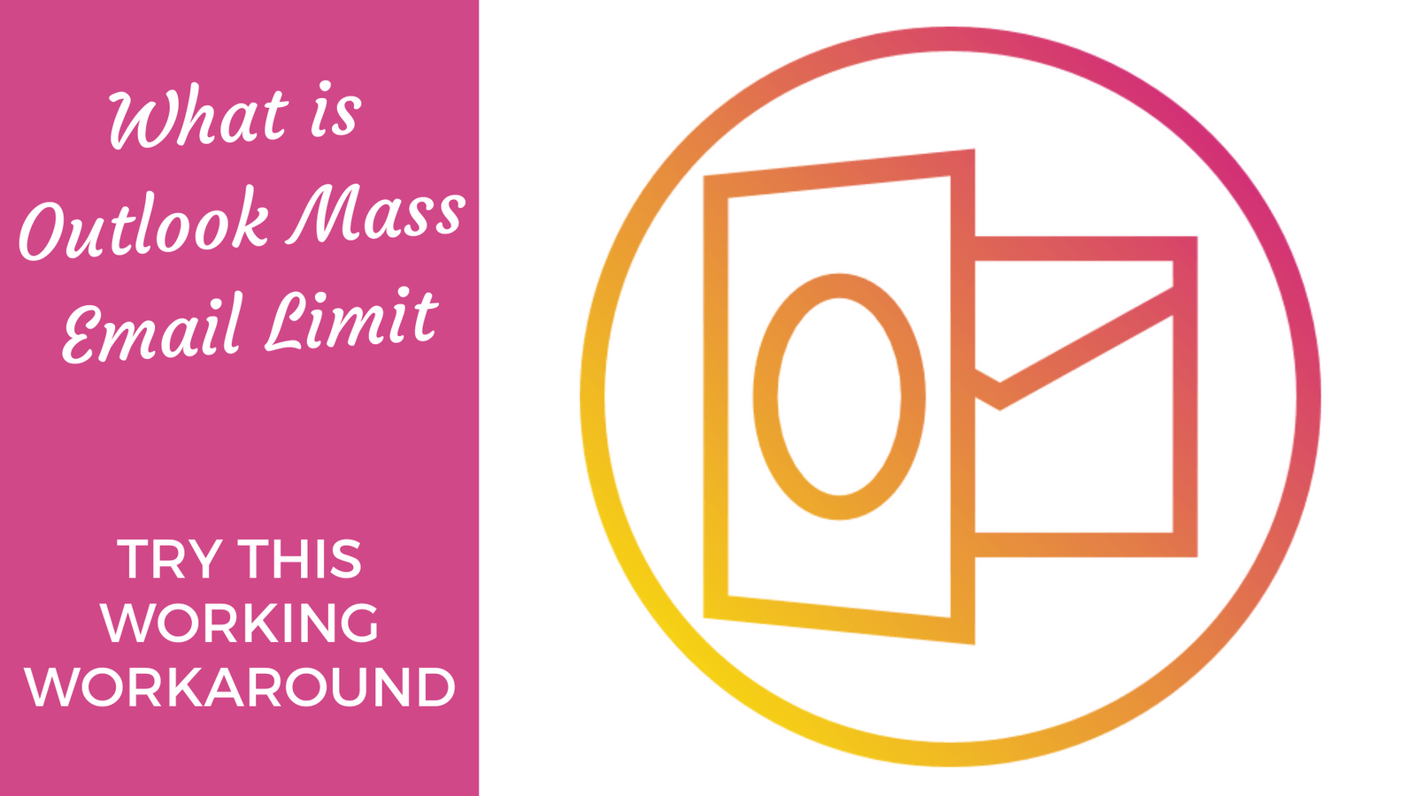 How To Send Out A Mass Email Individually In Outlook