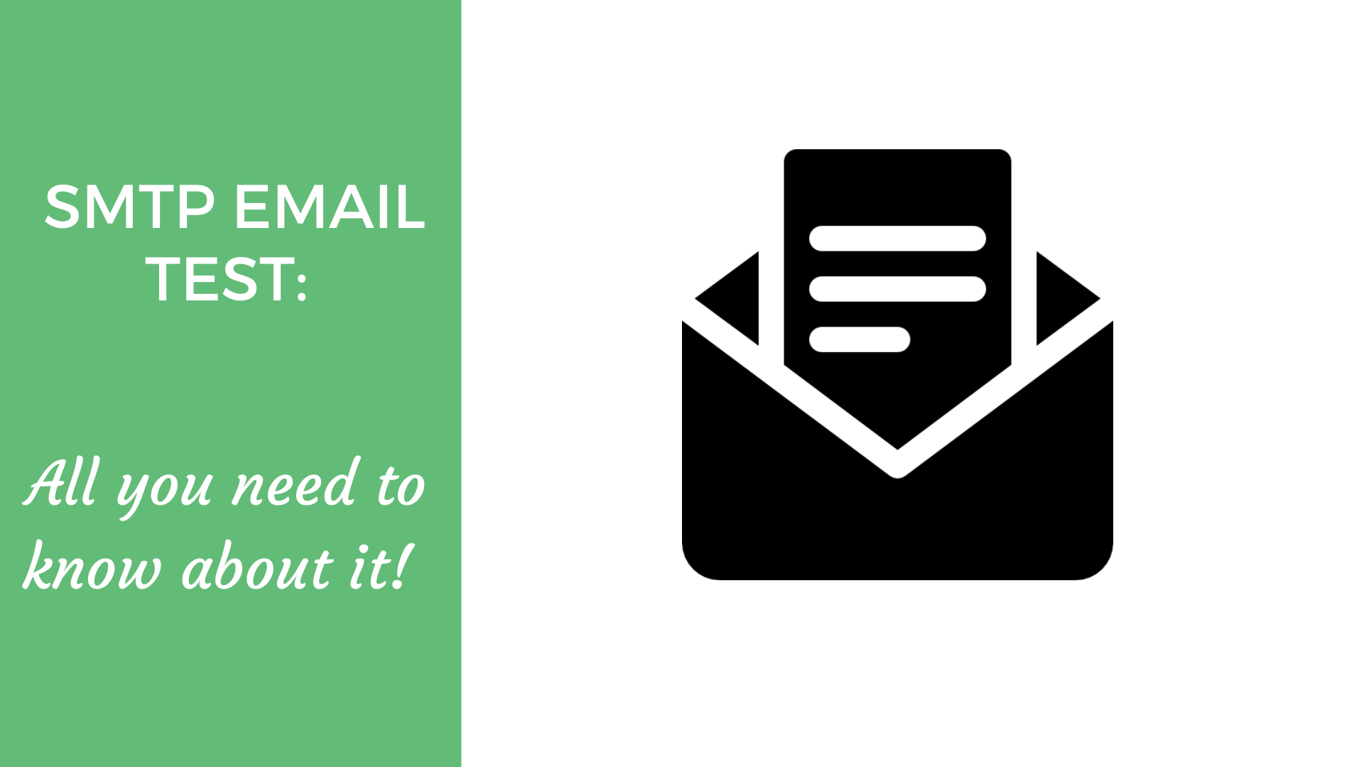 SMTP email test: All you need to know about it!