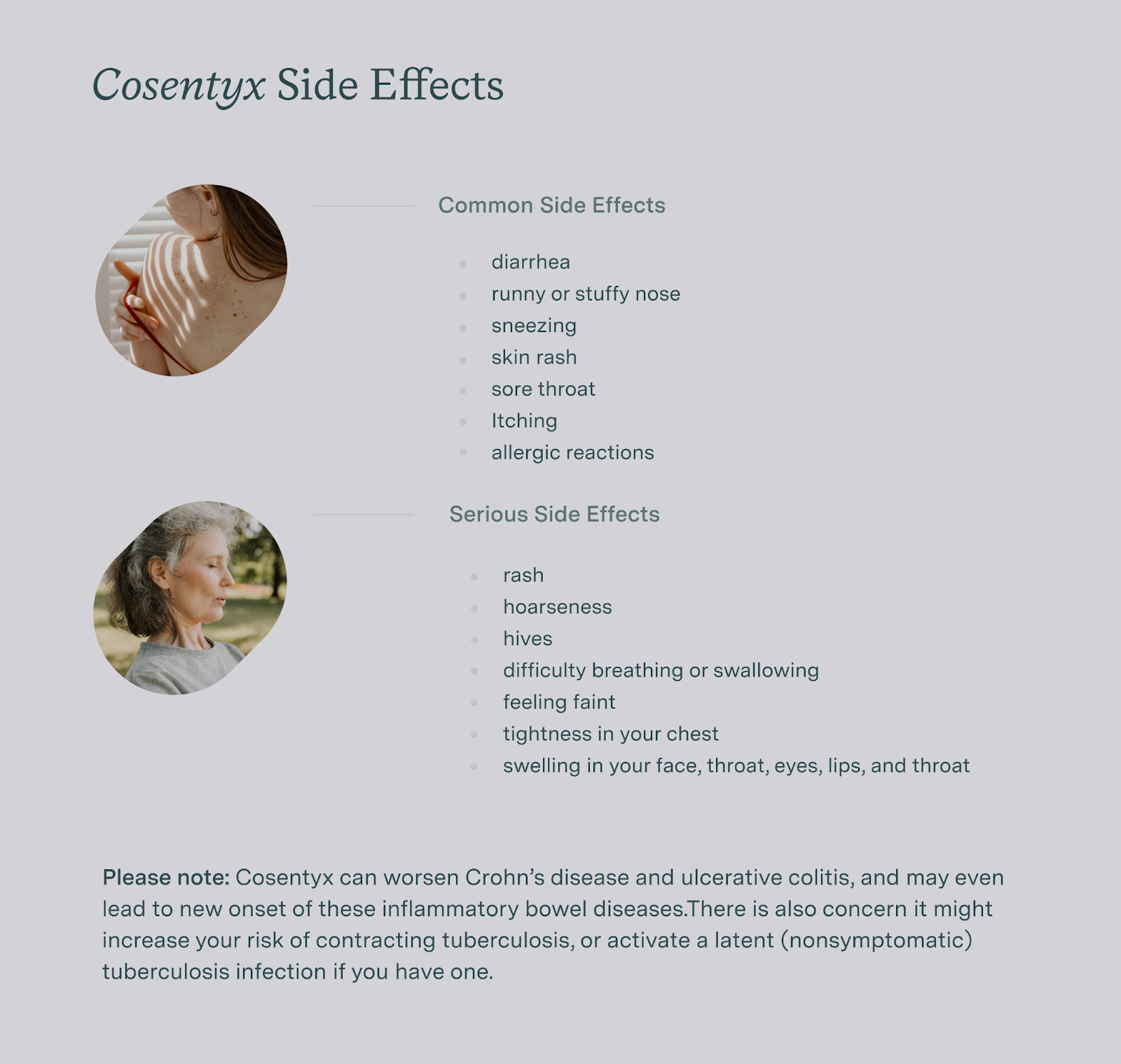 Cosentyx Side Effects and How To Manage Them With Medicinal Food
