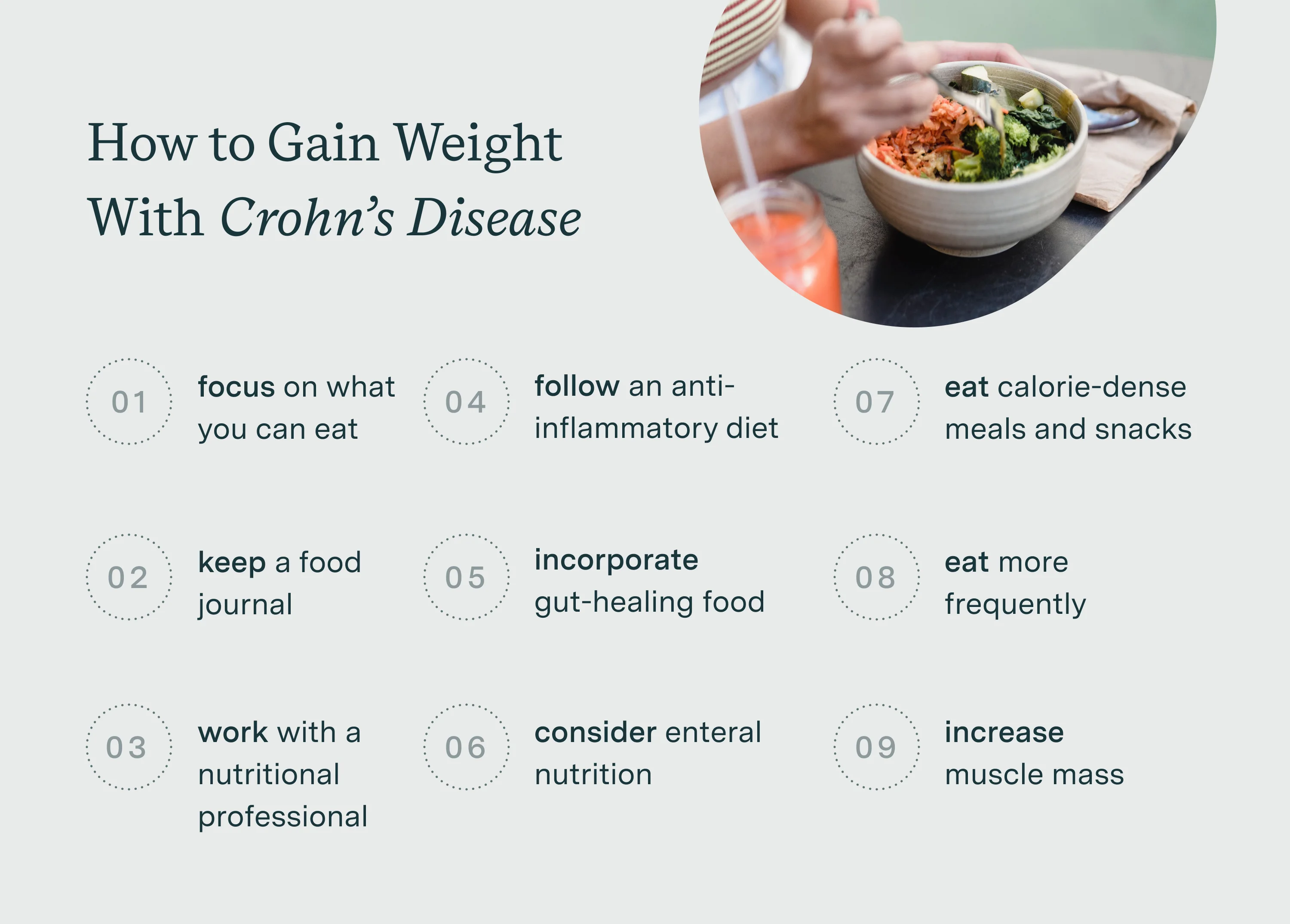 How To Gain Weight With Crohn's Disease: 9 Tips For Managing Your Health