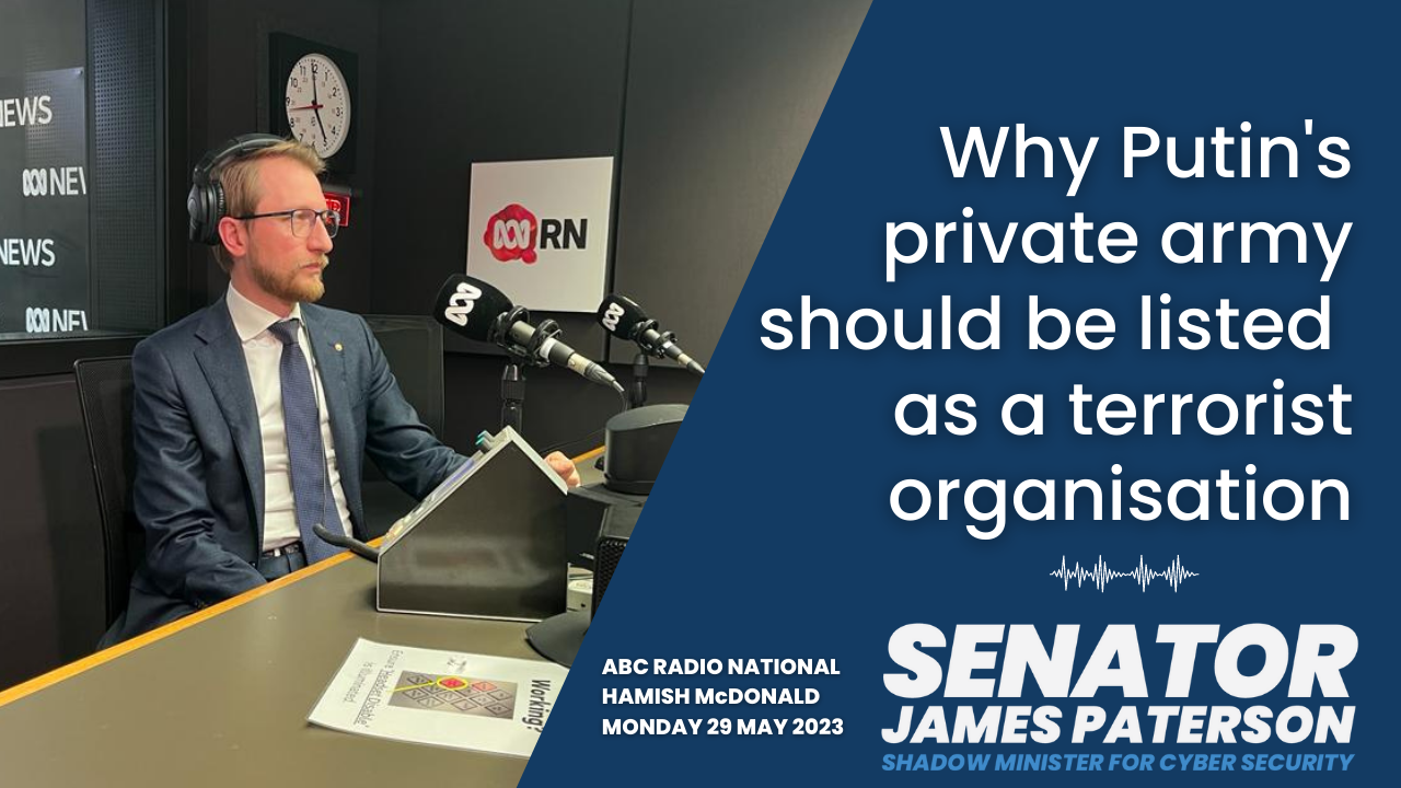 Interview with Hamish McDonald, ABC Radio National Breakfast