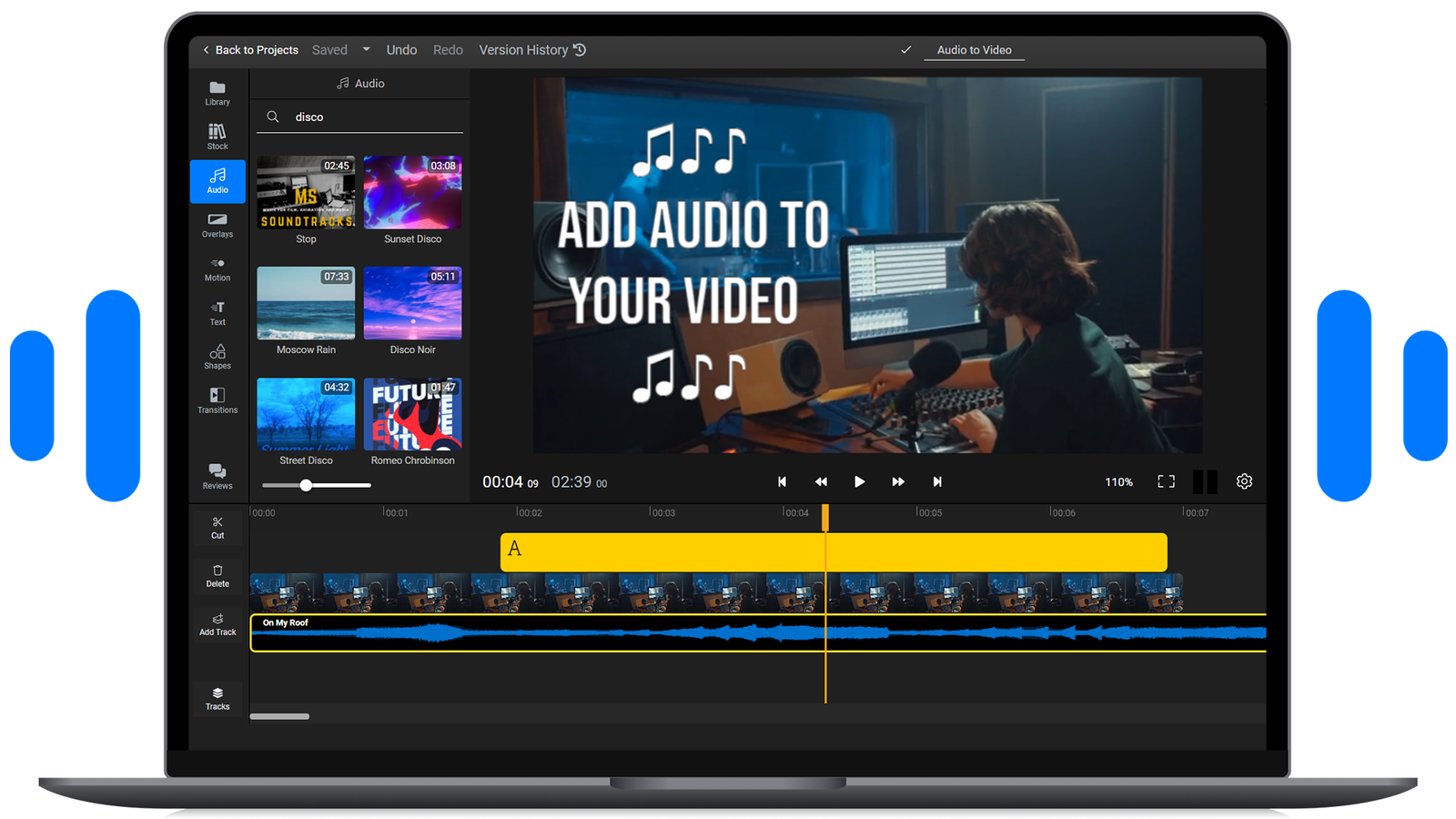 Add Audio to Video | Fastest Online Video Editor | Flixier