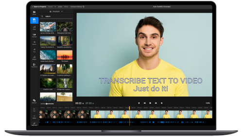 Transcribir video a texto | Automático, rápido y fácil | Flixier