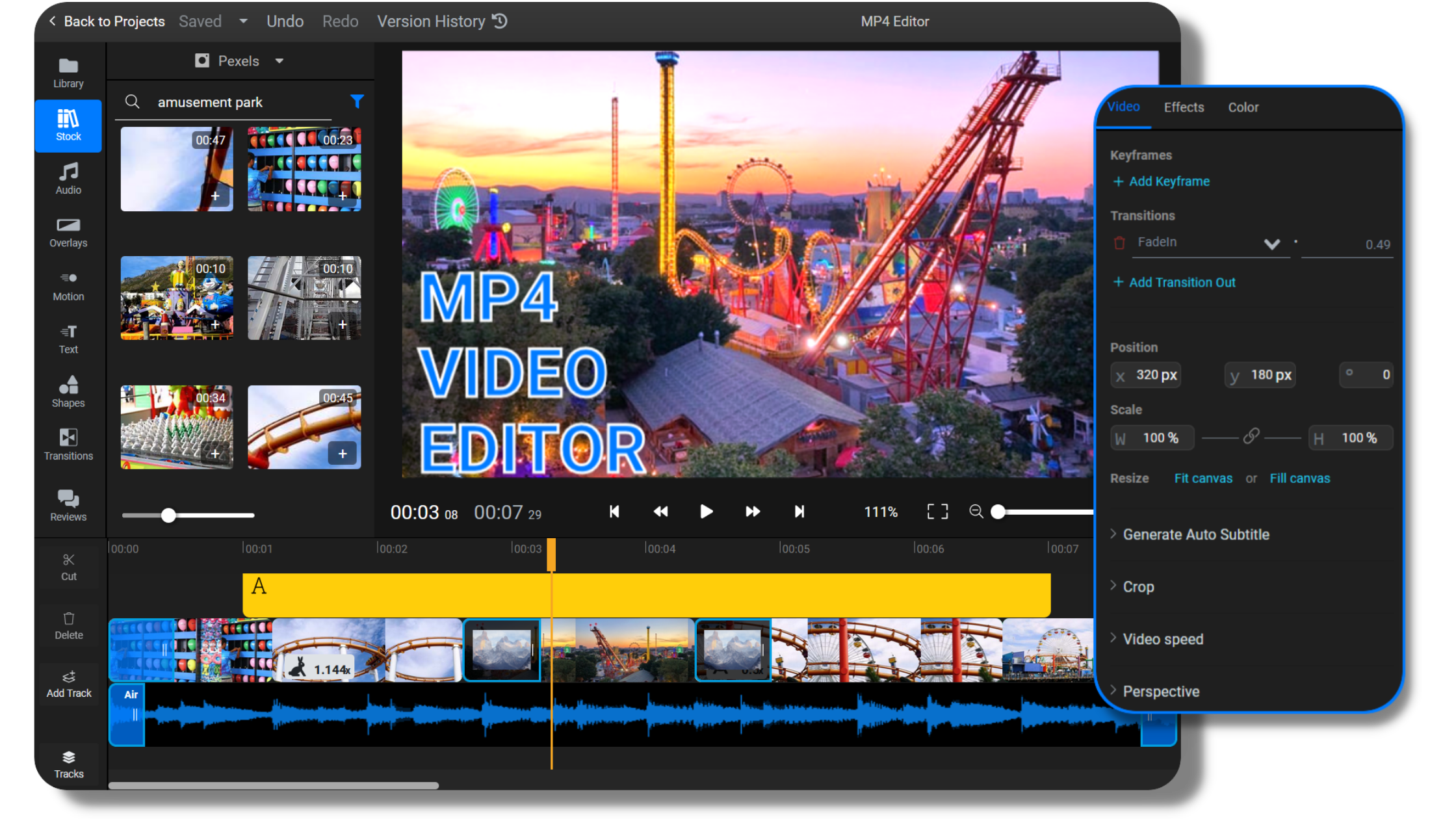 MP4 Editor Online Edit MP4 Videos Quickly And Easily Flixier