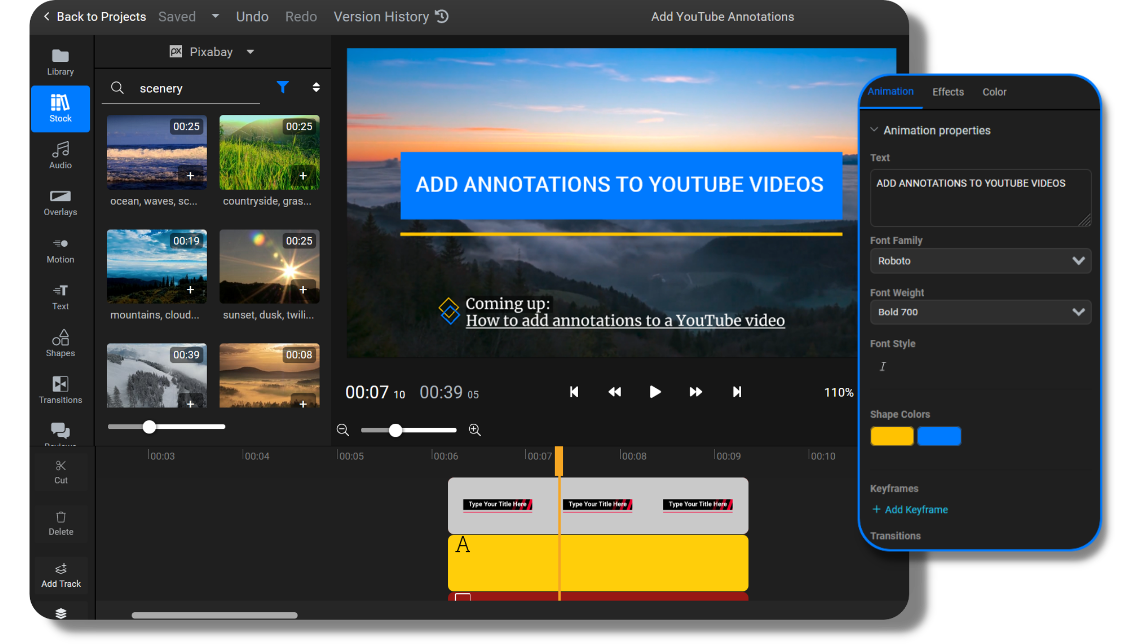 Add Annotation To YouTube Video Fast Online YouTube Annotations Flixier
