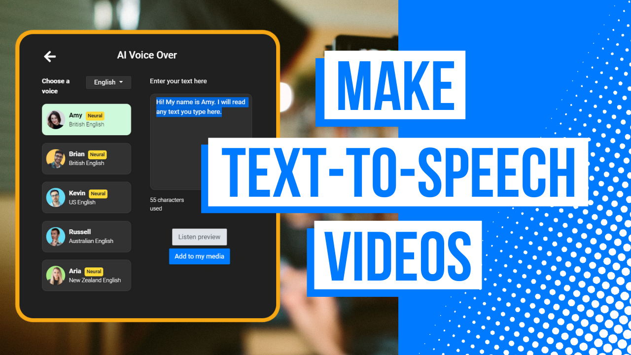 How To Make Text To Speech Videos For YouTube Fast Easy 