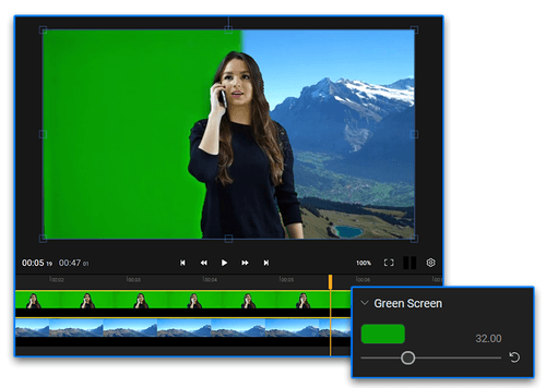 Efectos pantalla verde. Cómo hacer un vídeo con croma online