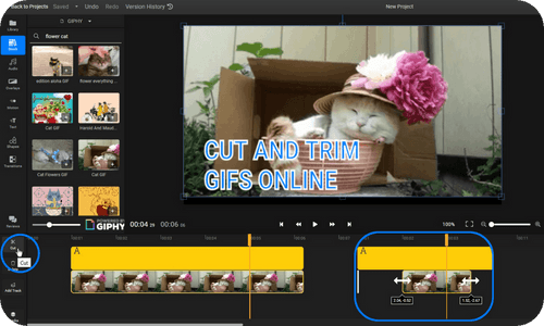 Cortador de GIF | Cortador de GIF online rápido | Flixier