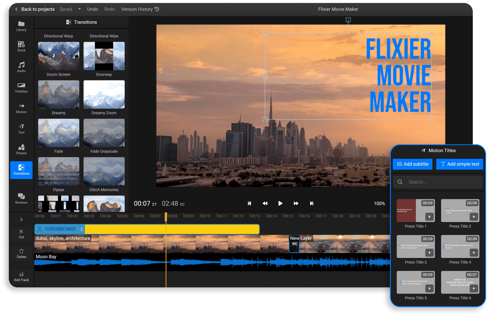 Online Movie Maker Make Movies For Free In Your Browser