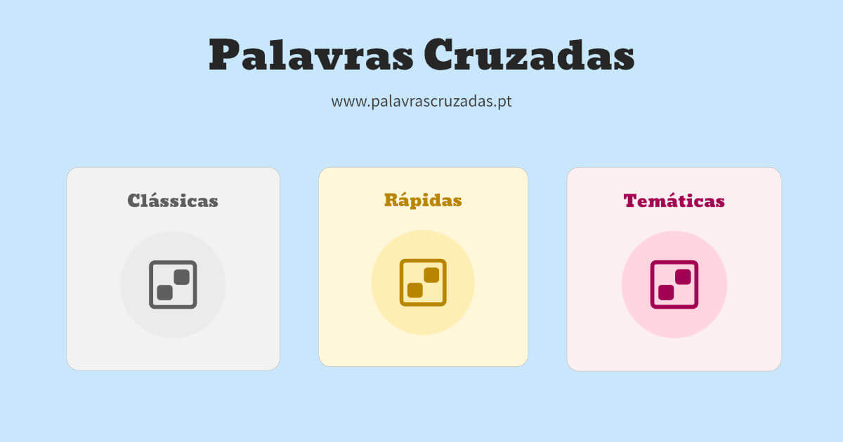 Palavras Cruzadas online em Português