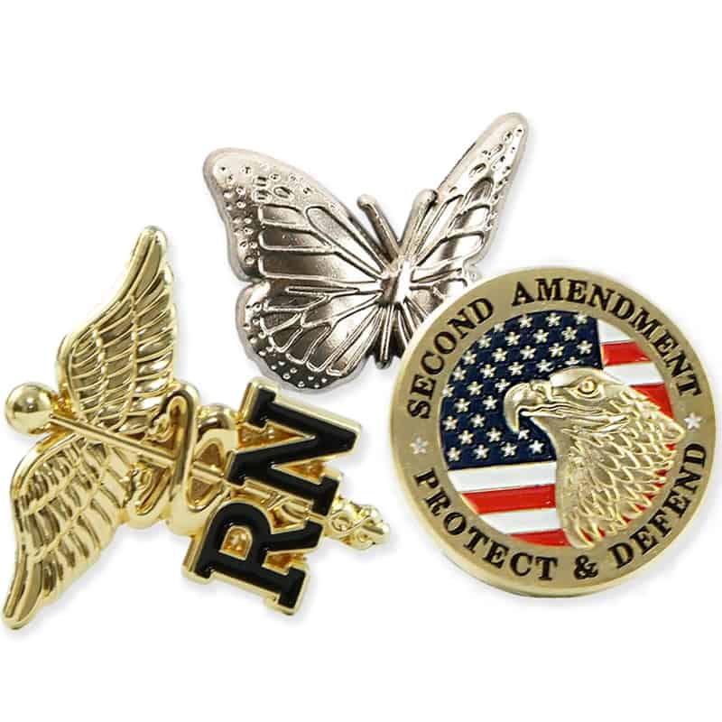 Custom Made Pins, Personalized Gold Lapel Pins