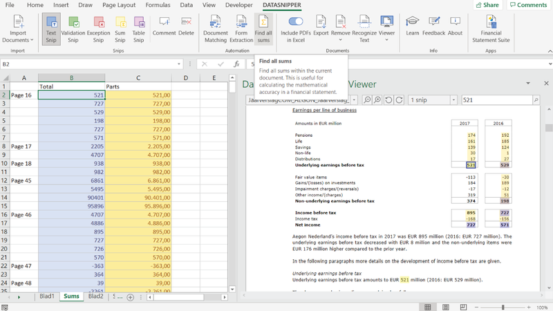Platform features | DataSnipper Audit Platform
