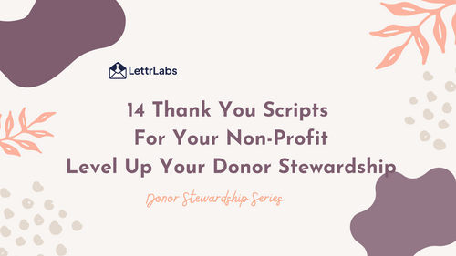 14 Thank you scrips To Level Up Your Donor Stewardship