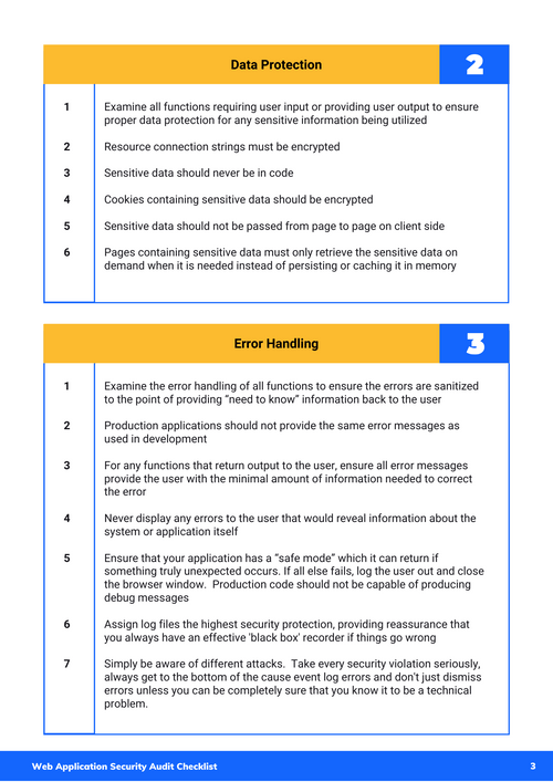 Checklist for Web Application Security - Developers & Agencies