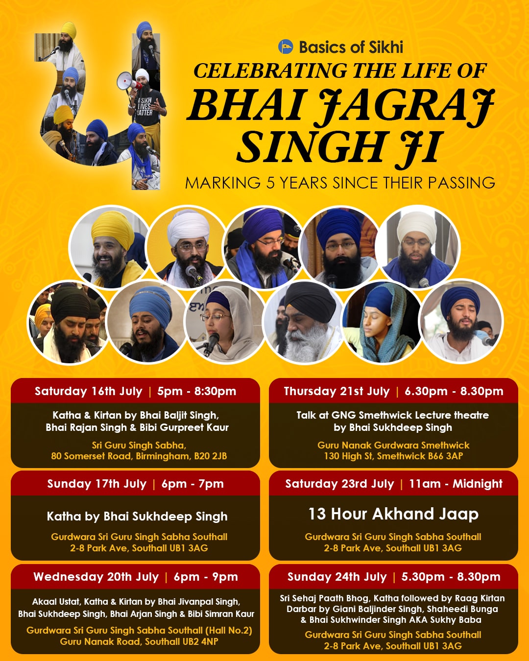 Events - Basics Of Sikhi