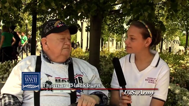 Thomas Blackburn | National WWII Memorial
