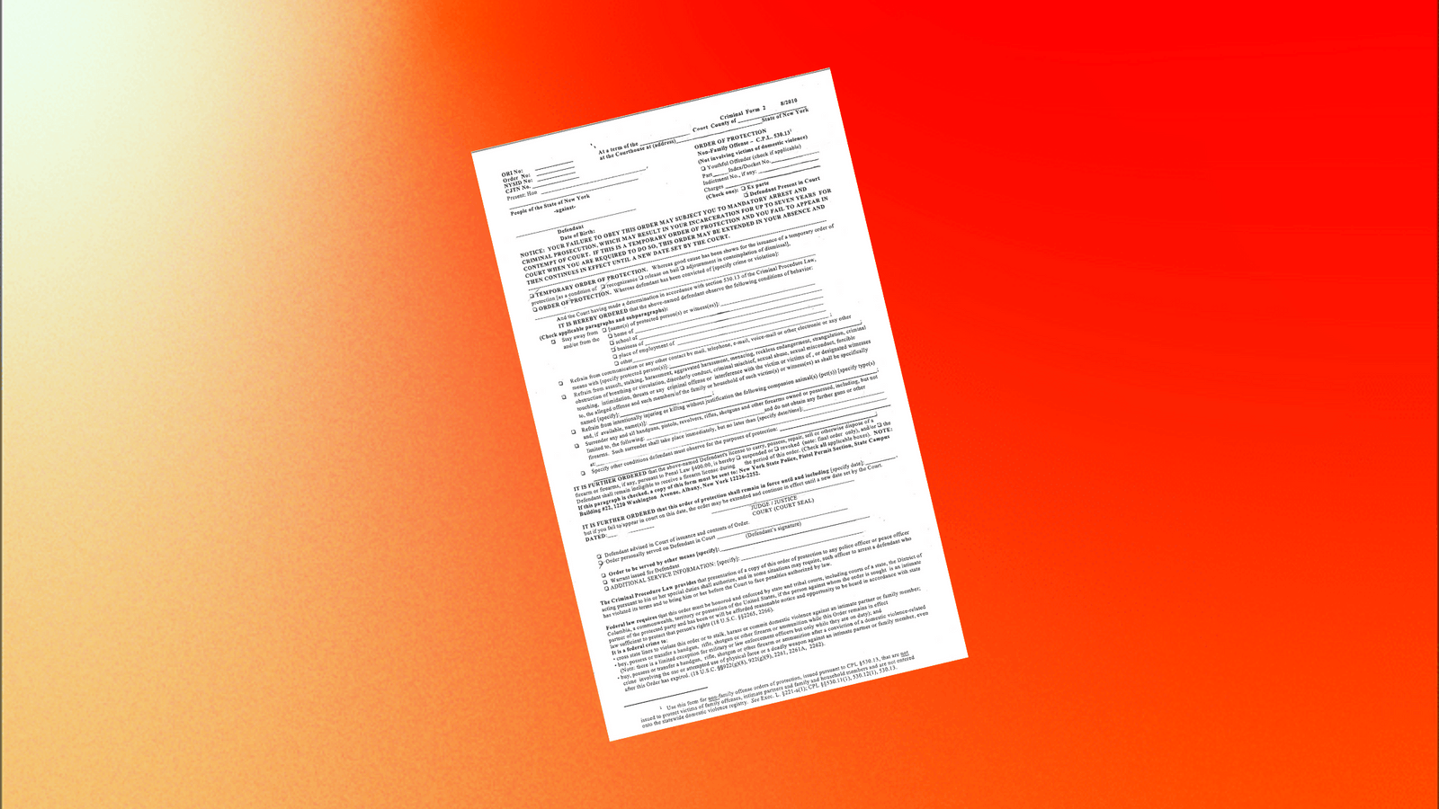 How to File a Restraining Order