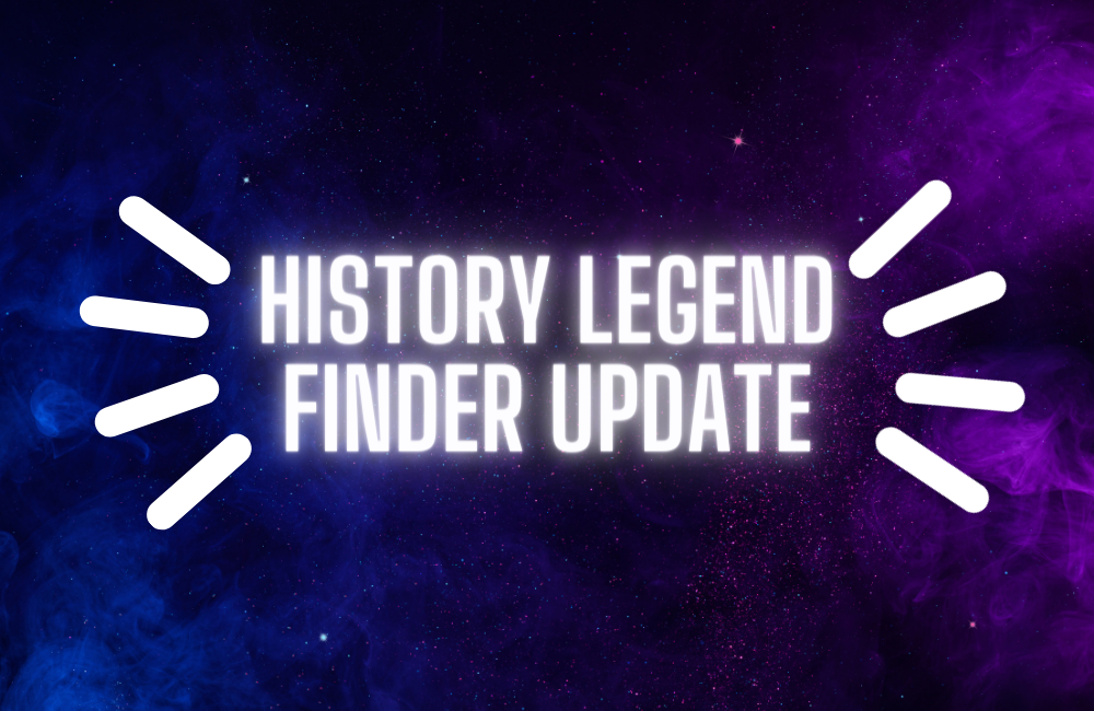 History Legend Finder Update