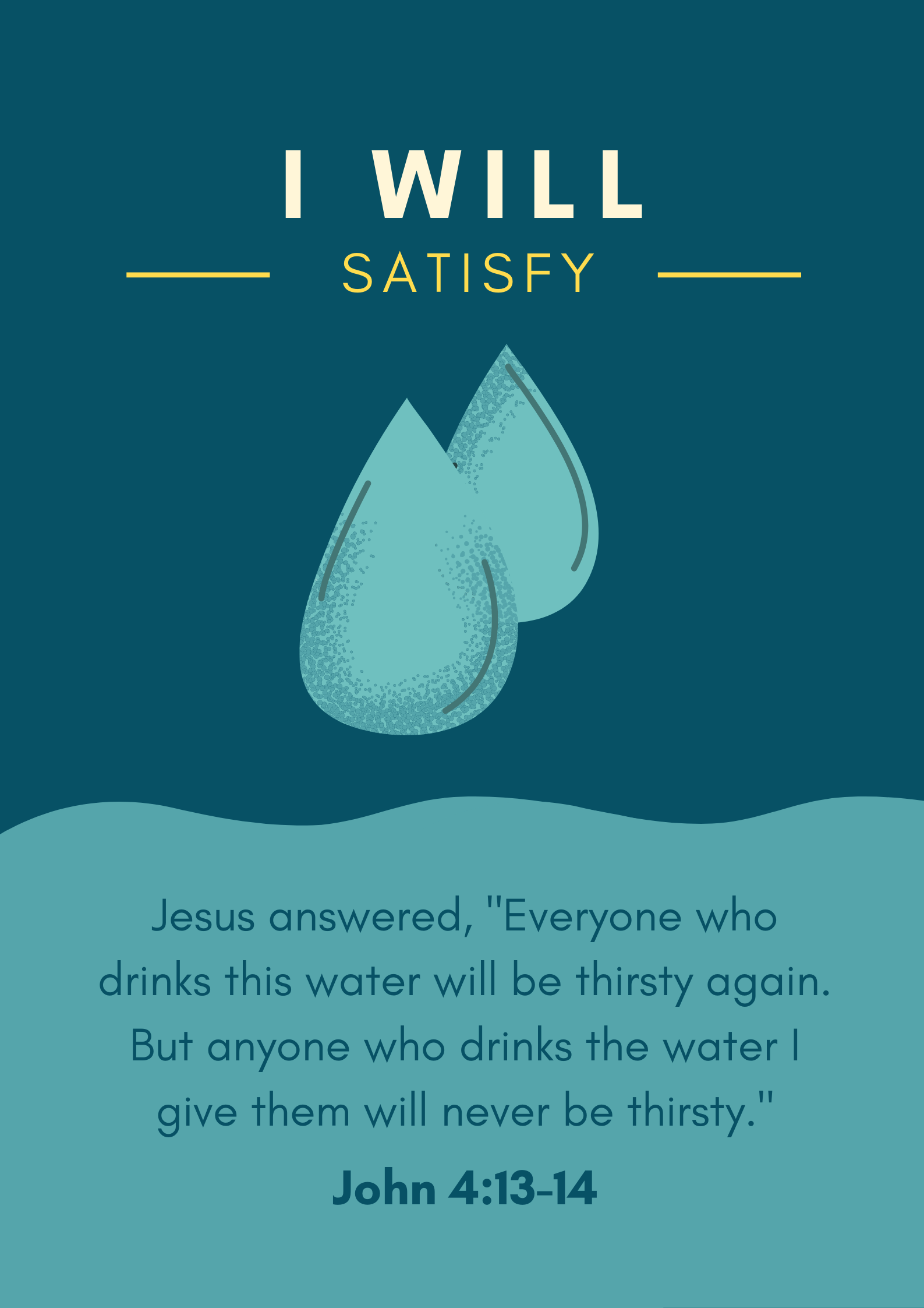 St Bart's Kids Resource: Promises You Can Count On: I Will Satisfy ...